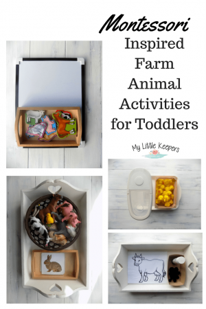 Montessori Inspired Farm Animal Activities for Toddlers – My Little Keepers