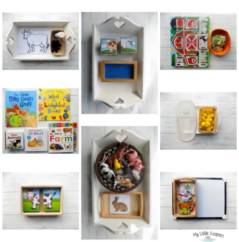Montessori Inspired Farm Animal Activities for Toddlers – My Little Keepers